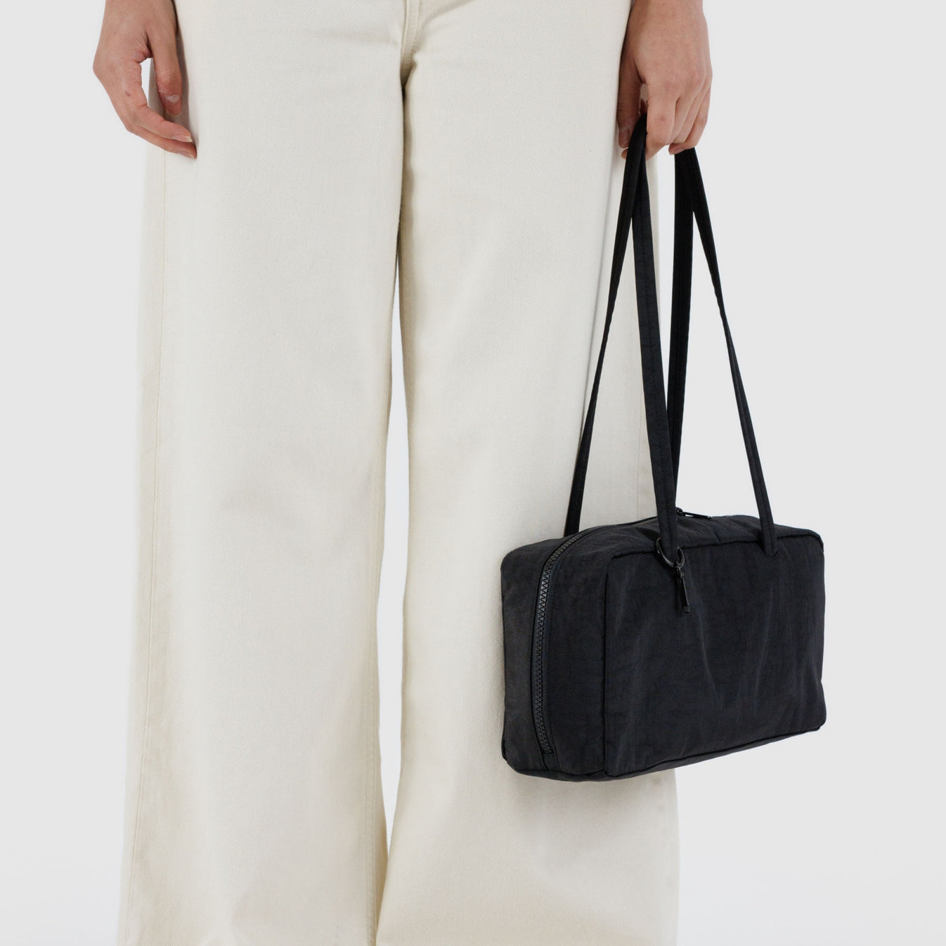 Baggu Nylon Bowler Bag in Black – Te Koop