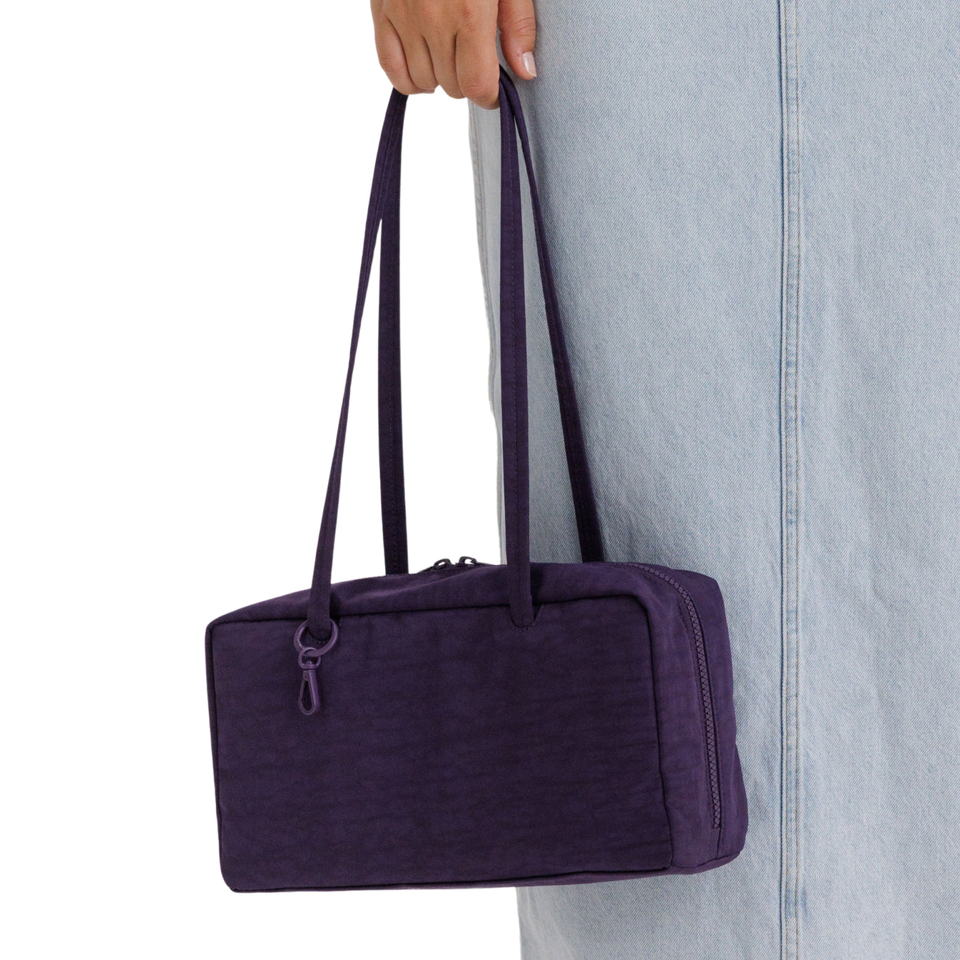 Baggu Nylon Bowler Bag in Fig – Te Koop