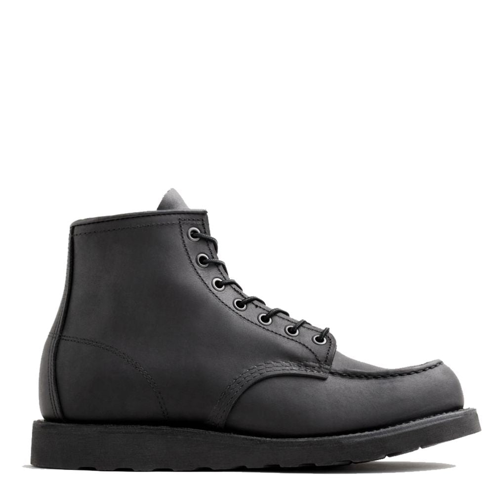 Red Wing Men's Classic 6 Inch Moc 8074 in Black Harness Leather ...